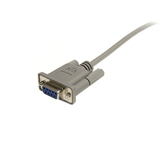 GetUSCart- StarTech.com 25 ft Cross Wired DB9 Serial Null Modem Cable - F/F - 25ft DB9 Null ...