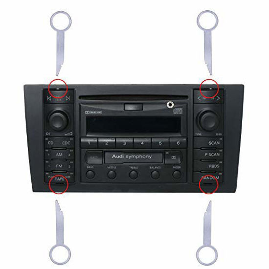 GetUSCart- Car Radio Removal Tool Key DIN Release Keys Set Compatible ...