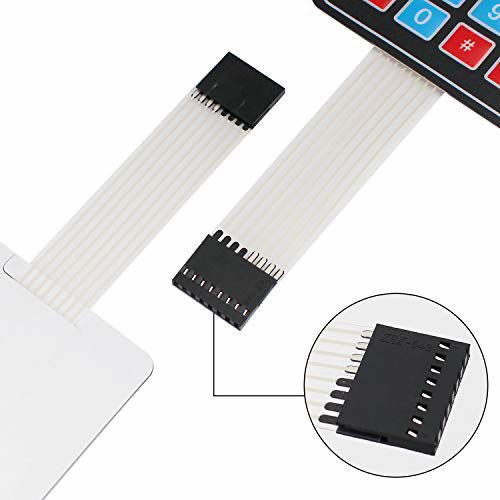 GetUSCart- Yetaida 4Pcs 16Key Arduino Keypad, Matrix Array Membrane Switch Keypad for Arduino ...