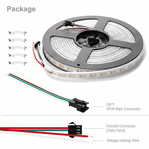 GetUSCart- BTF-LIGHTING WS2812B RGB 5050SMD Individual Addressable 16 ...