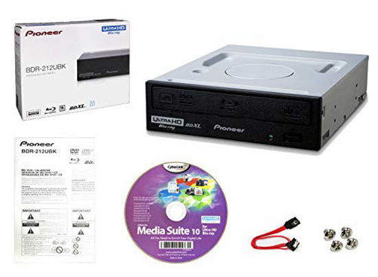 GetUSCart- Pioneer BDR-212UBK Internal 16x Blu-ray Writer Drive Bundle ...