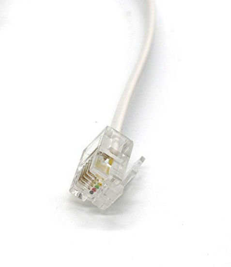GetUSCart- 2-Way RJ11 Telephone Plug to RJ11 Socket Adapter and ...