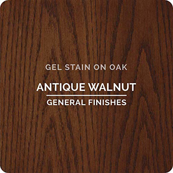 GetUSCart- General Finishes Oil Base Gel Stain, 1 Gallon, Antique Walnut