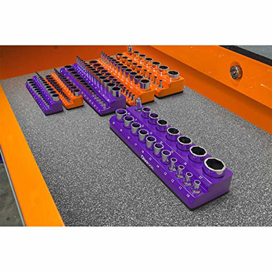 GetUSCart- Magnetic Socket Organizer | 3/8-inch drive | SAE Orange ...