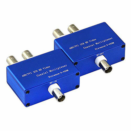 GetUSCart- 2CH AHD TVI CVI 1080p HD Video Multiplexer CVBS 2 Channel ...