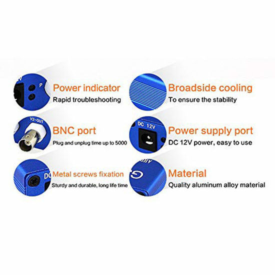 GetUSCart- 2CH AHD TVI CVI 1080p HD Video Multiplexer CVBS 2 Channel ...