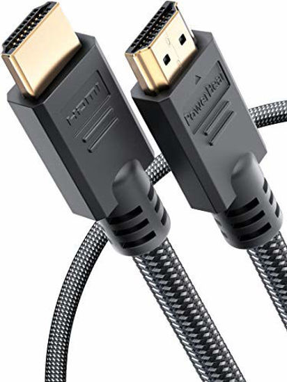 GetUSCart- PowerBear 4K HDMI Cable 3 ft | High Speed, Braided Nylon ...
