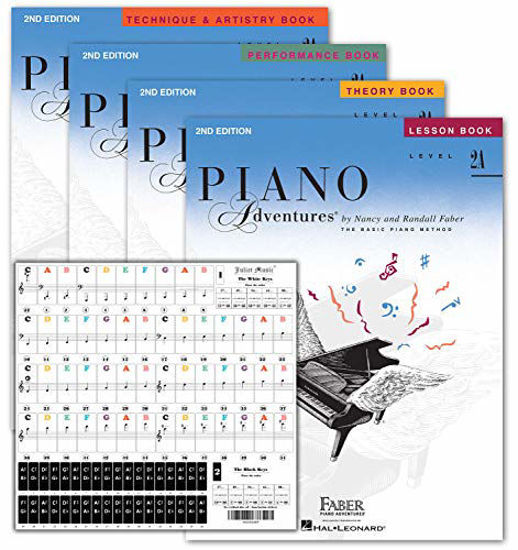 GetUSCart- Piano Adventures Level 2A Learning Library Set By Nancy ...