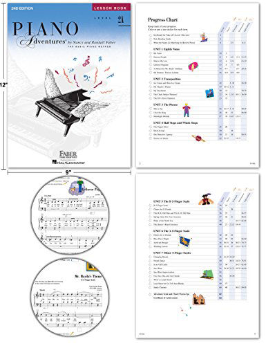 GetUSCart- Piano Adventures Level 2A Learning Library Set By Nancy ...