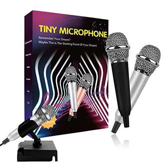 GetUSCart- Mini Microphone(2PCS), Tiny Microphone, Karaoke Microphone ...