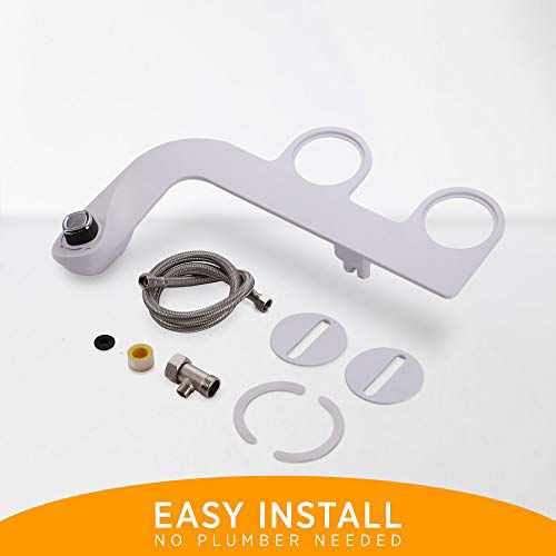 GetUSCart- Bio Bidet SlimEdge Simple Bidet Toilet Attachment in White ...