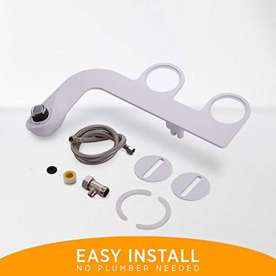 GetUSCart- Bio Bidet SlimEdge Simple Bidet Toilet Attachment in White ...