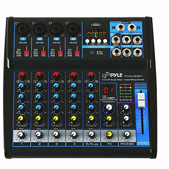 GetUSCart- Pyle Professional Audio Mixer Sound Board Console - Desk ...