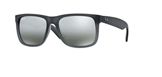 GetUSCart- Ray-Ban RB4165 JUSTIN 852/88 51M Rubber Grey/Grey Transp ...