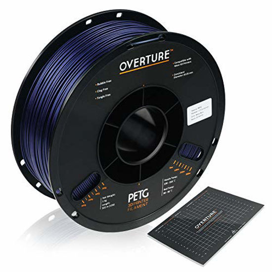 GetUSCart- OVERTURE PETG 3D Printer Filament 1.75mm with 3D Build ...