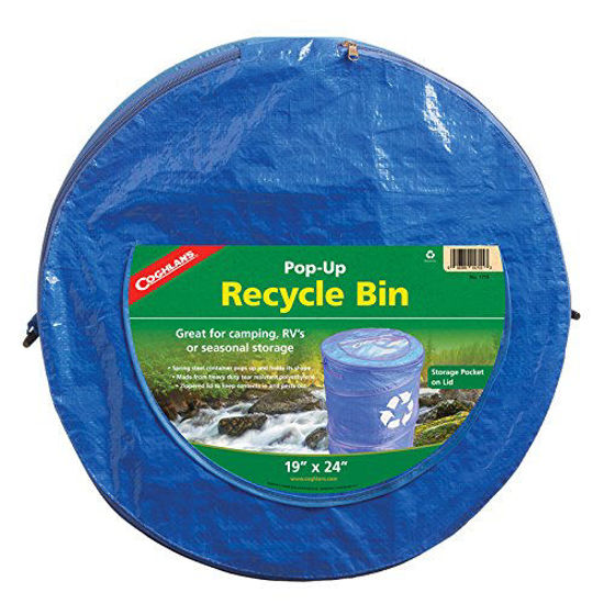 GetUSCart- Coghlan's Pop-Up Recycle Bin, Blue , 19" x 24"