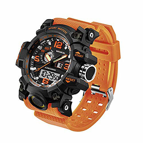 GetUSCart- Men' Sports Watch, Dual-Display Military Waterpoof Digital ...
