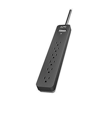 GetUSCart- APC Surge Protector Power Strip, APC Black Power Strip PE66 ...