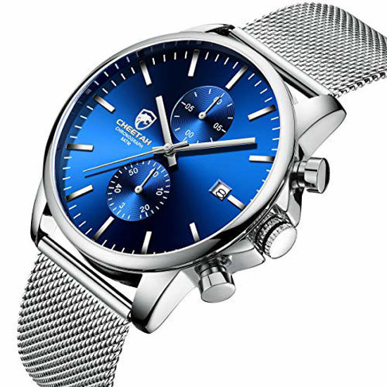 GetUSCart- Men?s Watch Fashion Sleek Minimalist Quartz Analog Mesh ...