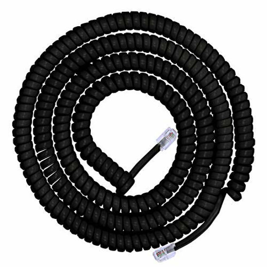 GetUSCart- Power Gear Coiled Telephone Cord, 12 Feet, Phone Cord works ...