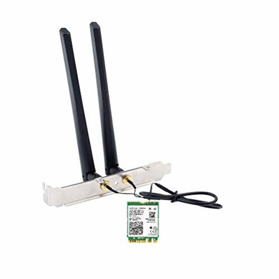 GetUSCart- Wi-Fi 6 (Gig+) Desktop Kit, AX200, 2230, 2x2 AX+BT, Includes ...