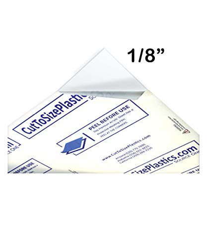 GetUSCart- SOURCEONE.ORG Premium 1/8 th Inch Thick Acrylic Plexiglass Sheet