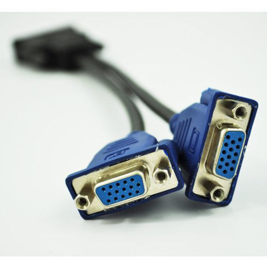 GetUSCart- DMS 59 Pin Dual 2 VGA Monitors, CableDeconn DMS 59 Pin Male ...