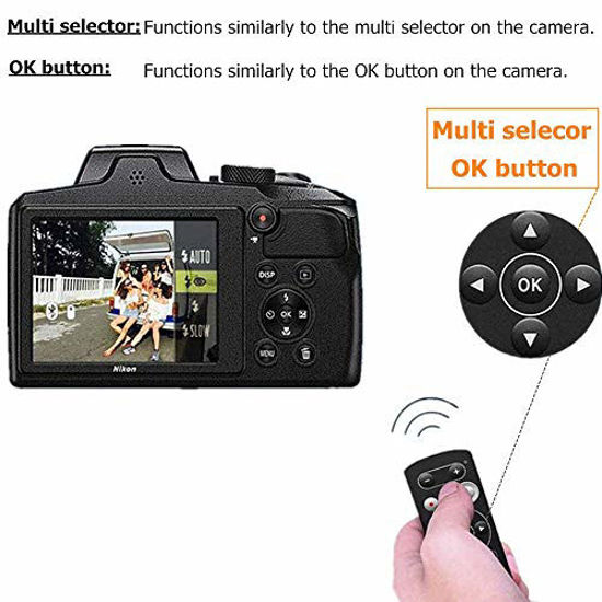 GetUSCart- PHOLSY Wireless Remote Commander for Nikon Z50, COOLPIX B600 ...