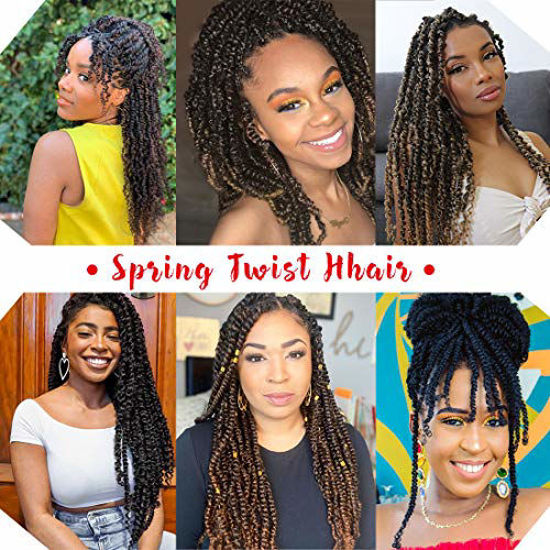 GetUSCart- 12 inch Spring Twist Crochet Braids Bomb Twist Crochet Hair ...
