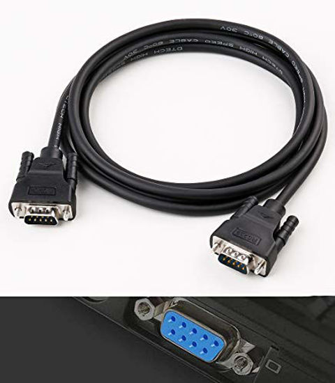 GetUSCart- DTECH DB9 9 Pin Serial Cable 6ft Male to Male RS232 Straight ...