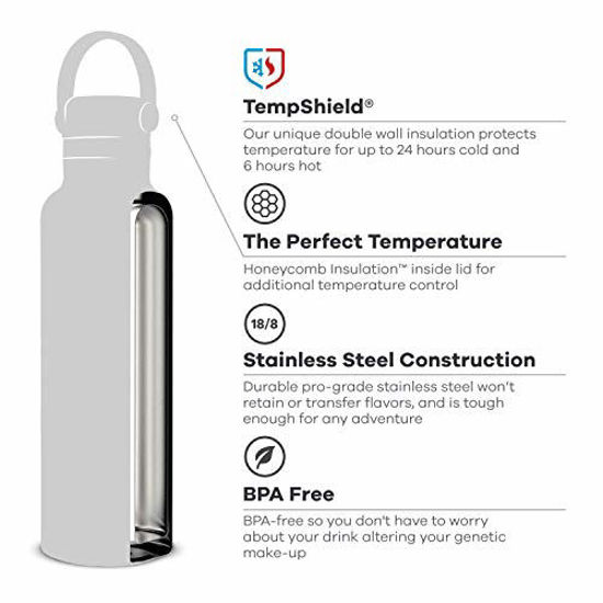 GetUSCart- Hydro Flask Water Bottle - Standard Mouth Flex Lid - 21 oz, Fog
