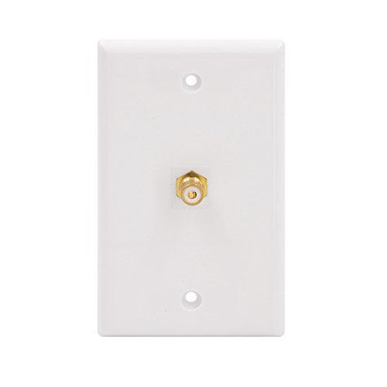 GetUSCart- VCE Single RCA Connector Wall Plate for Subwoofer Audio Port ...
