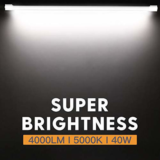 GetUSCart- Bbounder 4 Pack Linkable LED Utility Shop Light, 4 FT, 4000 ...