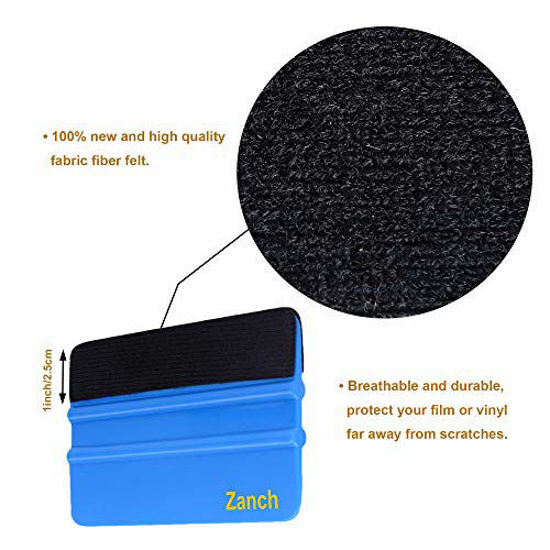 GetUSCart- Zanch Blue Felt Squeegee Window Tint Vinyl Squeegee Tools ...