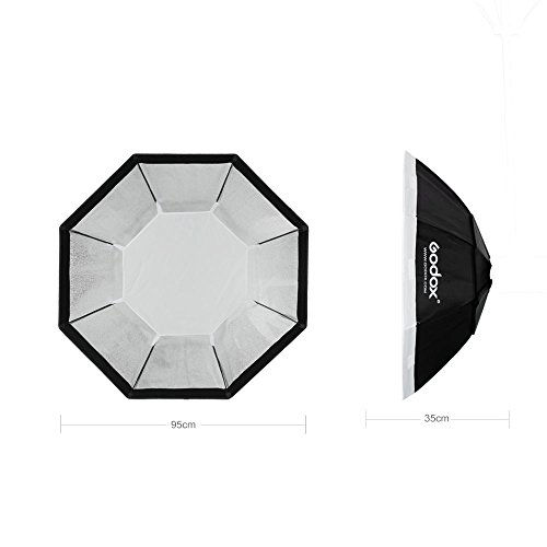 GetUSCart- Godox softbox 95cm 37" Octagon Honeycomb Grid Strip Softbox ...