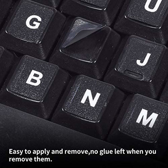 GetUSCart- (2PCS Pack) PC Keyboard Stickers, Universal English Keyboard ...