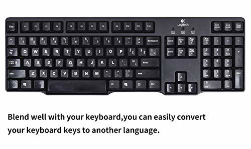 GetUSCart- (2PCS Pack) PC Keyboard Stickers, Universal English Keyboard ...