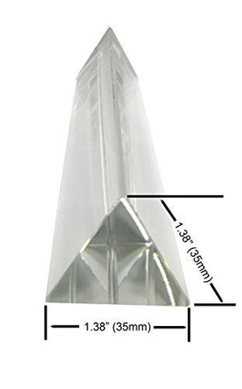 GetUSCart- Amlong Crystal 6 inch Optical Glass Triangular Prism for ...