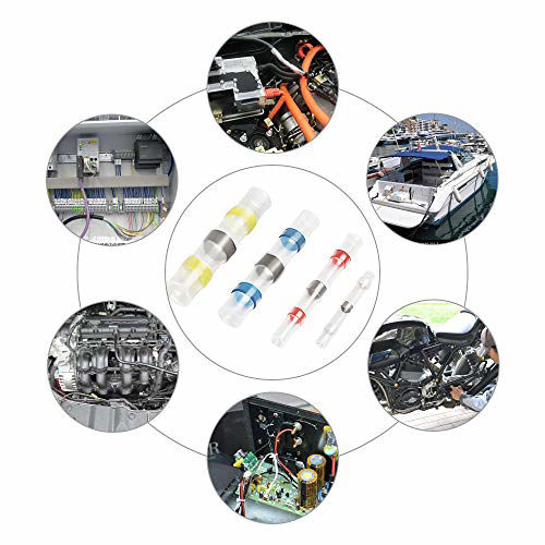 GetUSCart- Haisstronica 350PCS Solder Seal Wire Connectors-Waterproof ...