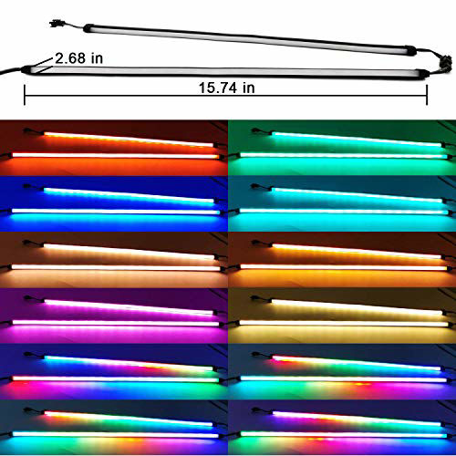 GetUSCart- NEON Digital RGB LED Strip Kit, PC Addressable LED Strip for ...