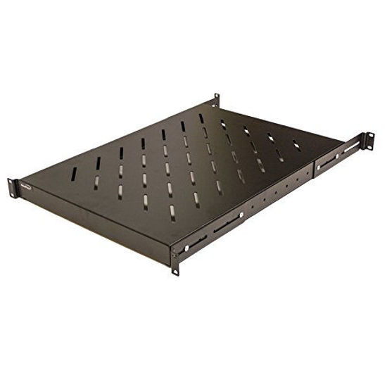 GetUSCart- NavePoint 1U 19-Inch Fixed 4-Post Rack Mount Server Shelf ...
