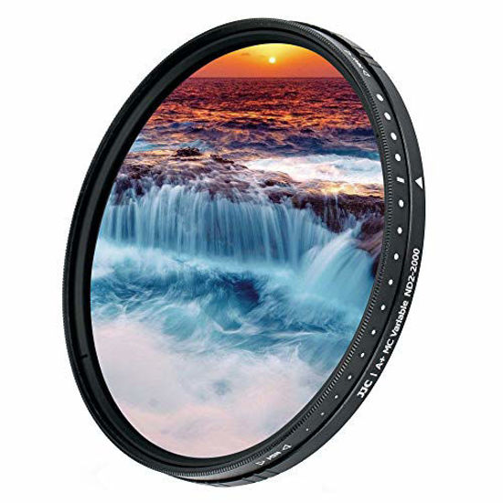 GetUSCart- JJC 67mm ND Filter ND2-2000 VND Variable Neutral Density ...