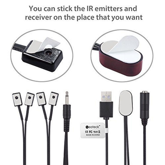 GetUSCart- IR Repeater Neoteck Infrared Remote 1 Receiver 4 Emitters ...