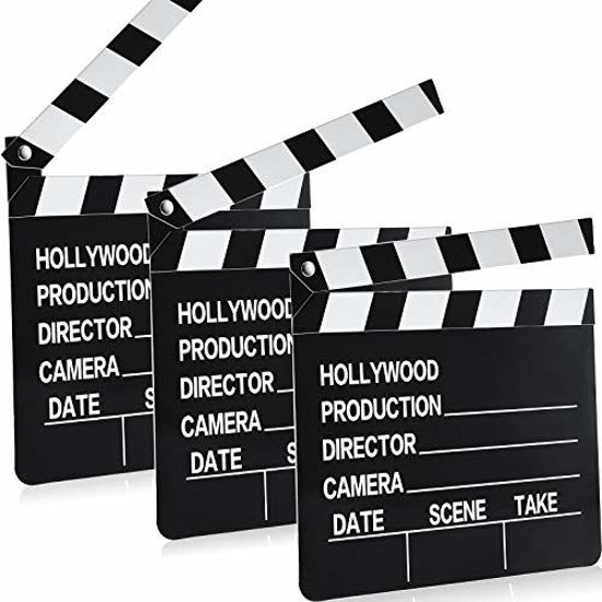 GetUSCart- 10 Pieces Movie Clapboard Cardboard Clapper Board Writable ...