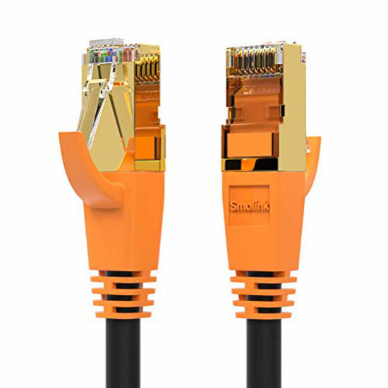 GetUSCart- Network Cable, Shielded Ethernet Cable, Cat8 3ft Cable, Gold ...