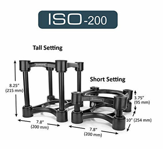 GetUSCart- IsoAcoustics Iso-Stand Series Speaker Isolation Stands with ...