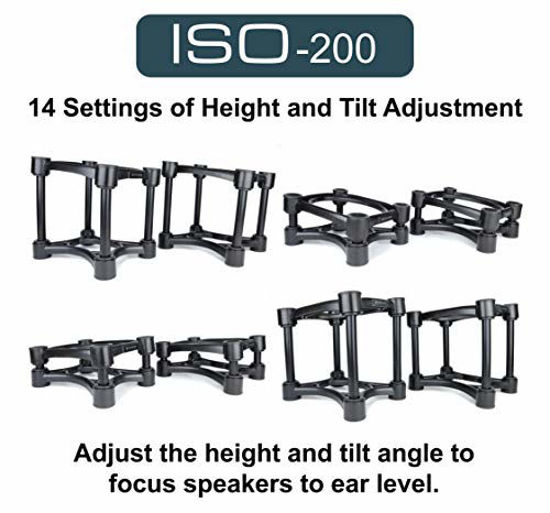 GetUSCart- IsoAcoustics Iso-Stand Series Speaker Isolation Stands with ...