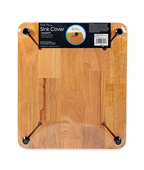 GetUSCart- Camco Oak Accents RV Sink Cover- Adds Additional Counter and ...