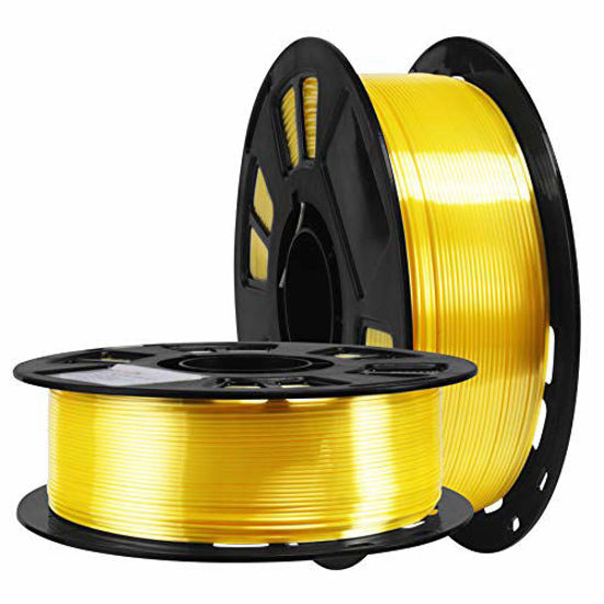GetUSCart- Silk Yellow PLA Satin Shiny 3D Printer Filament, 1.75mm ...