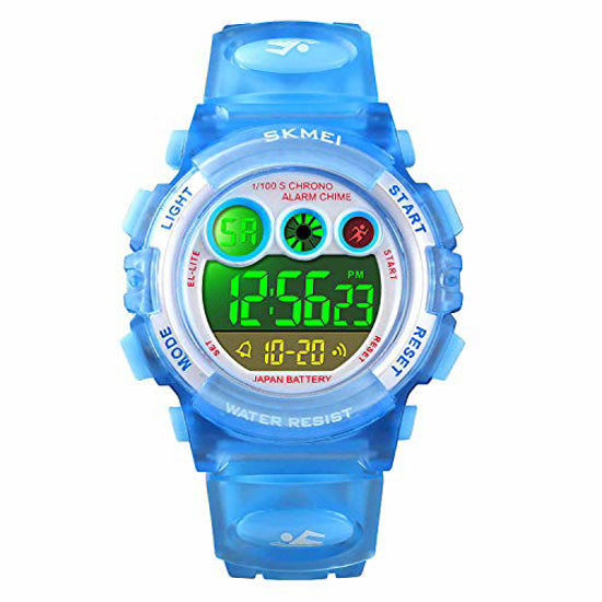 GetUSCart- Digital Watch for Boys, Blue Kids Digital Sports Waterproof ...